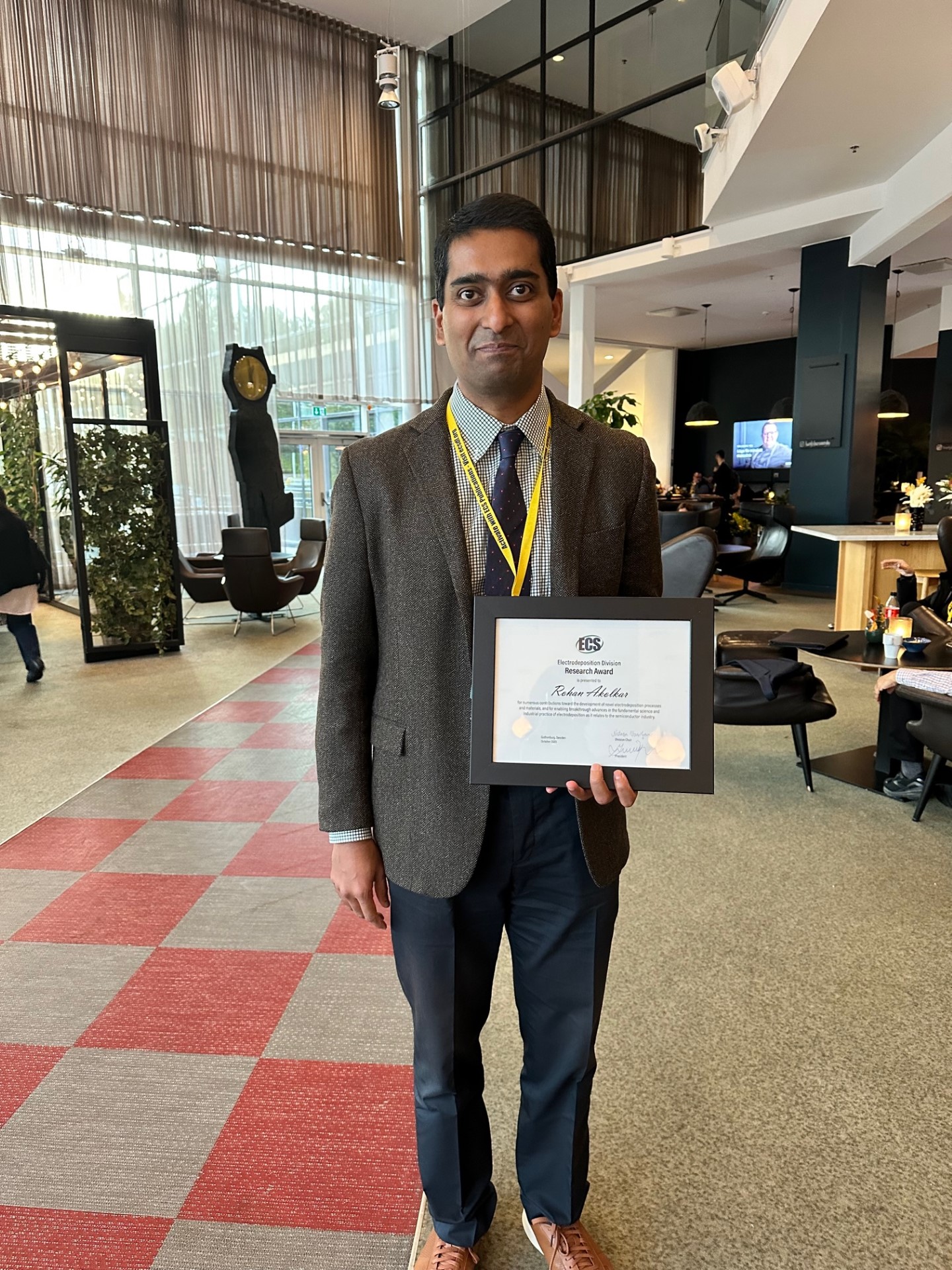 Rohan Akolkar wins research award | Case School of Engineering | Case ...